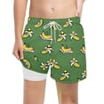 Boys Swim Trunks Quick Dry Board Shorts with Mesh Liner Elastic Waist ...