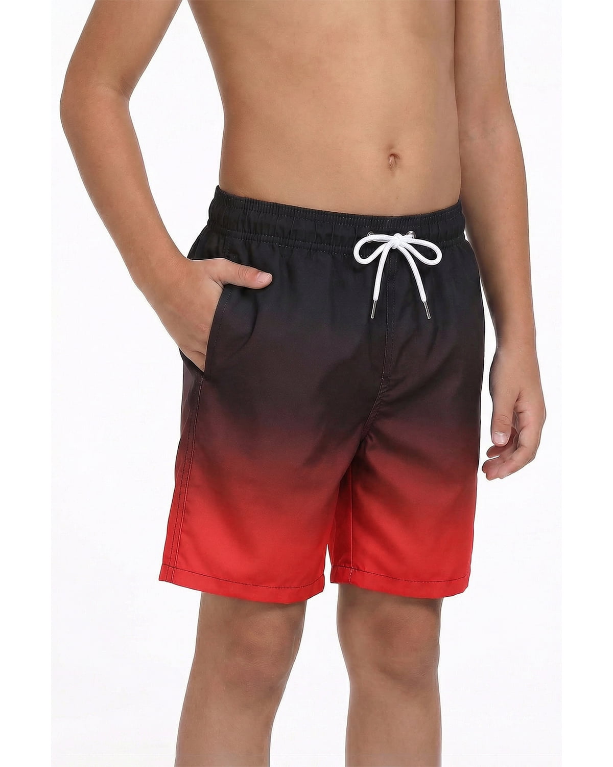 Boys Swim Trunks with Boxer Brief Quick Dry Bathing Suit Compression ...