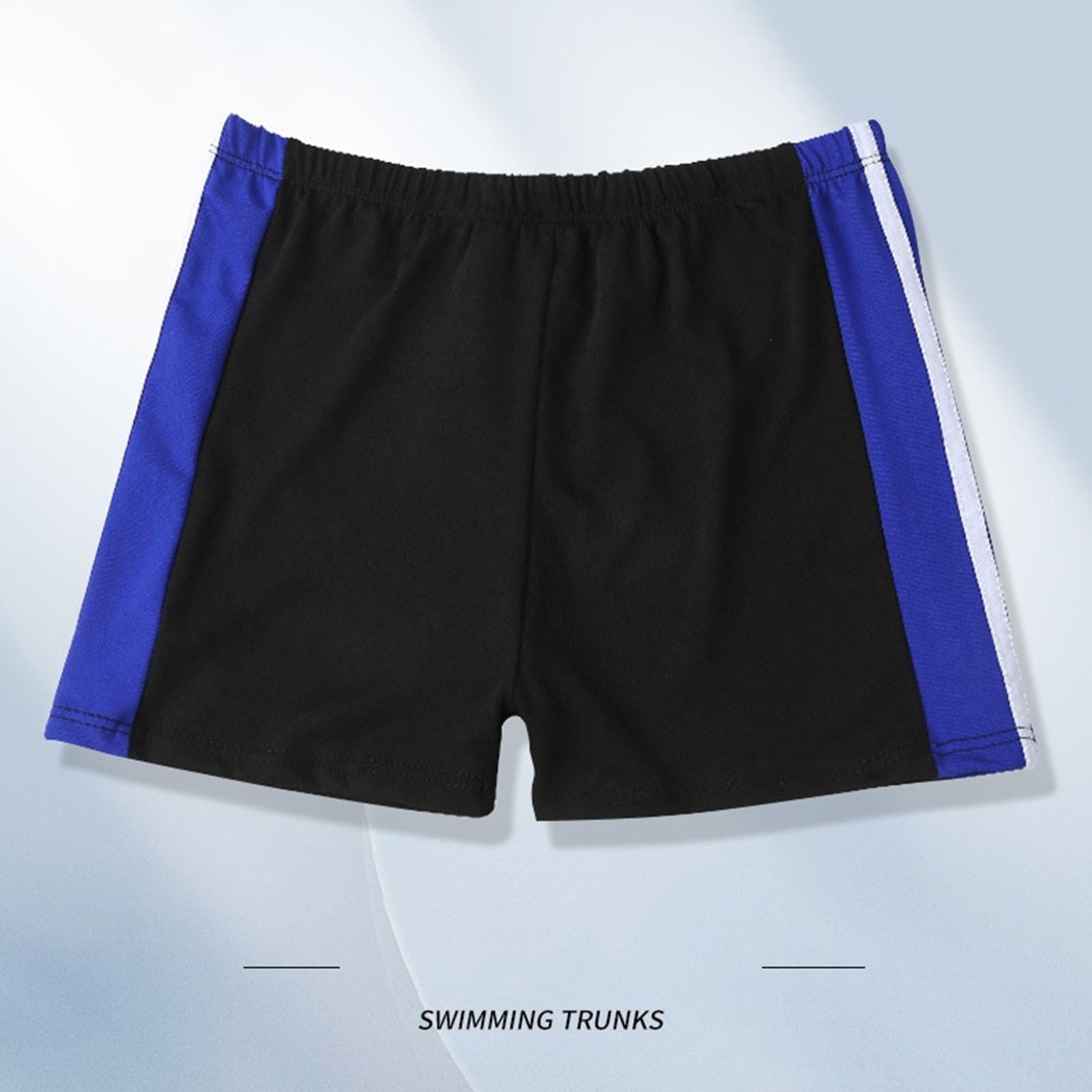 Boys Swimming Trunks with Color Block Side Stripe Summer Beach Shorts ...