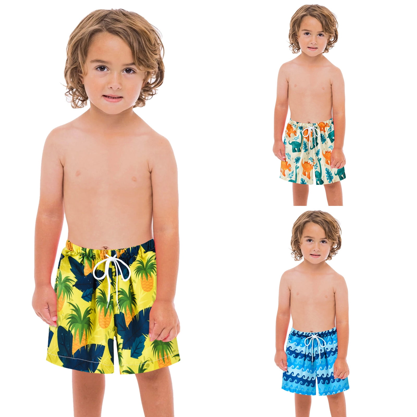 Boys Swimsuit Cartoon Trunks Suit Beach Shorts Bathing Swimming Toddler ...