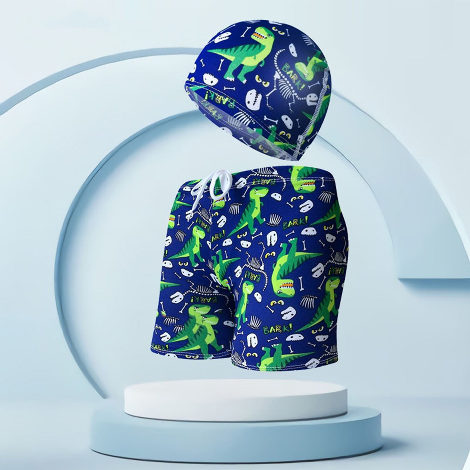 Boys Swimsuit Dinosaurs Print Stretchy Swimming Trunks Summer Beach ...