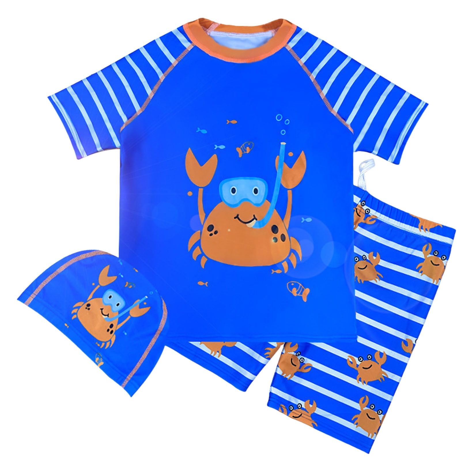 Boys' Swimwear Sets Quick Dry Upf 50+ Fba Baby Toddler Boys Two Pieces ...