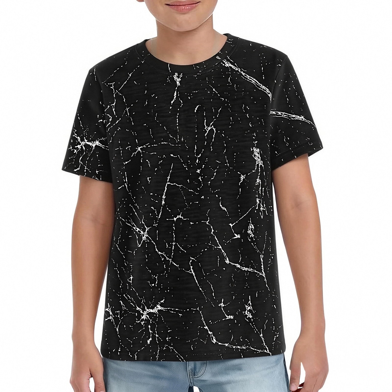 Boys T Shirt Short Sleeve Cartoon Print Comfort Blend Boys Spring ...