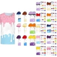 Boys T-Shirt Short Sleeve Multicolor Drip Melting Print Crew Neck T ...