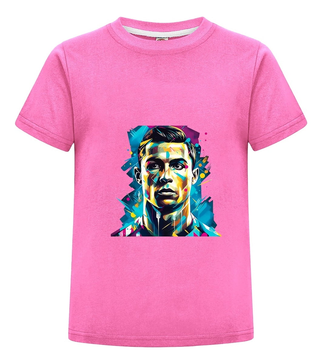 Boys T-Shirt Youth Football Shirt | CR7 Cristiano Ronaldo Fan Tee ...