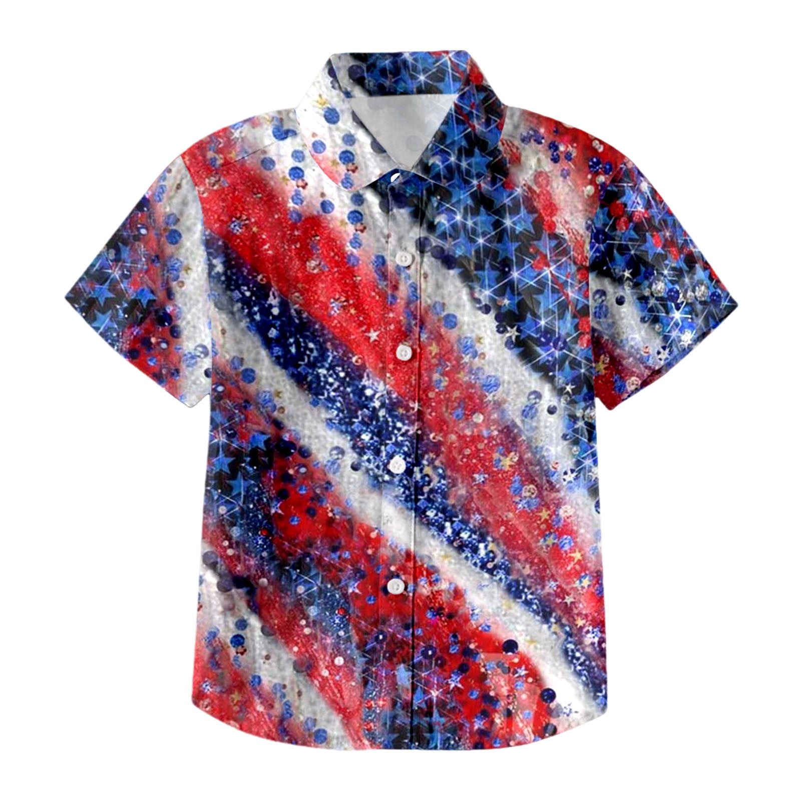Boys T Shirts Independence Day Flag Prints Shirts for Teen Kids Boys ...