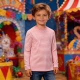 Boys T Shirts Long Sleeve Striped T Shirts Basic Tees Boy T Shirts ...