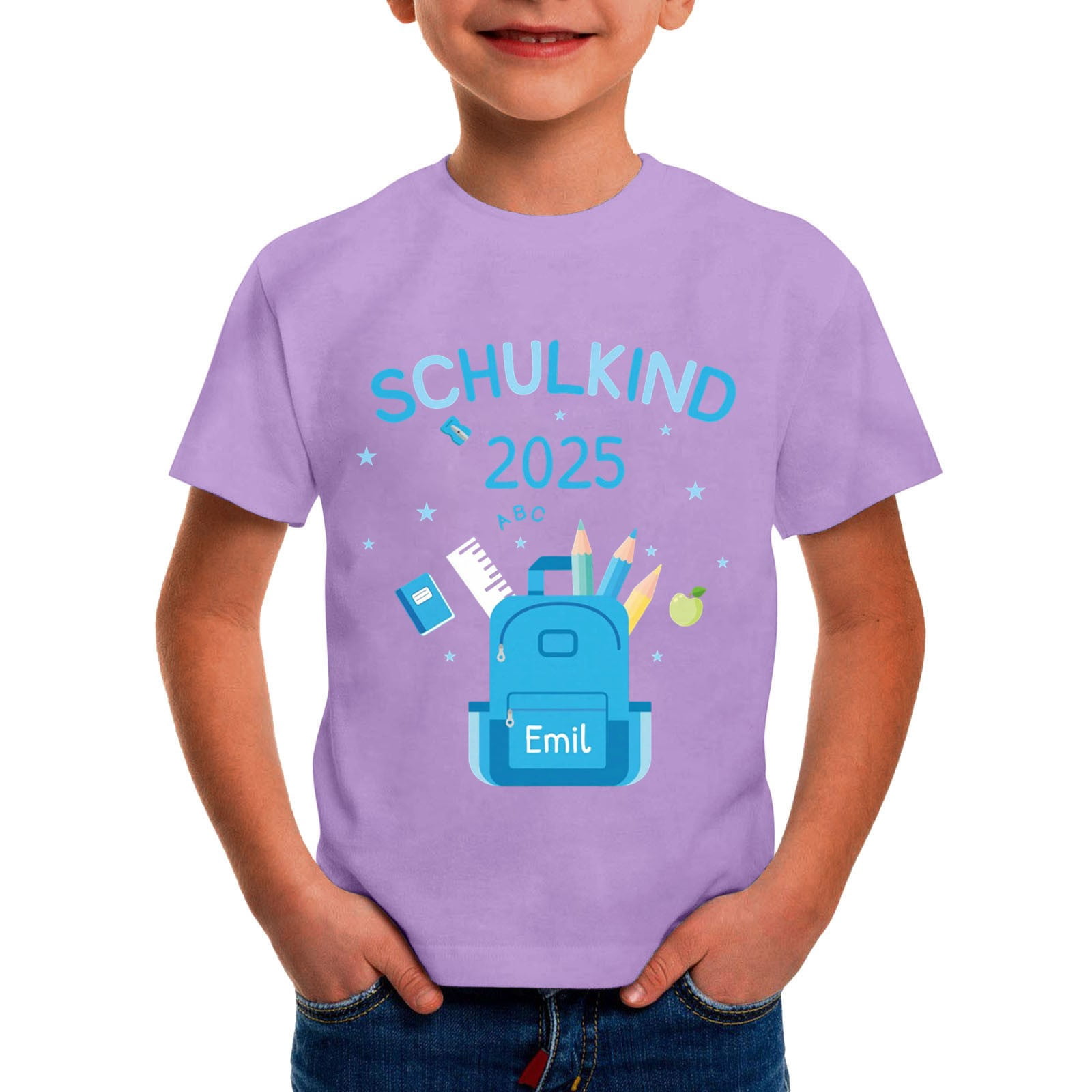 Boys T Shirts Schulkind-Emil Cartoon Print Boys Tops Short Sleeve Tee ...