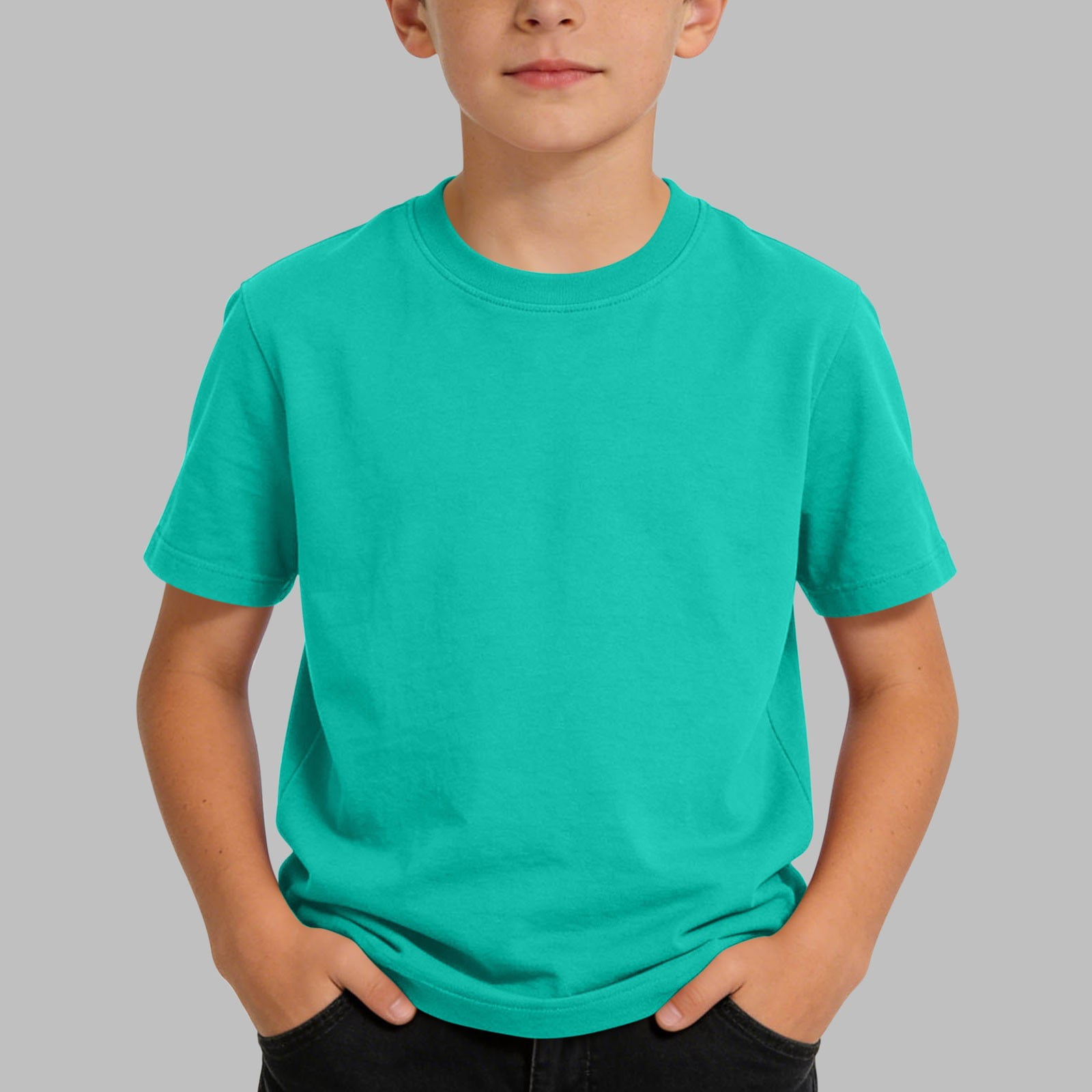 Boys T Shirts, Sentuca Summer Short Sleeve Crewneck Shirts Solid Color ...