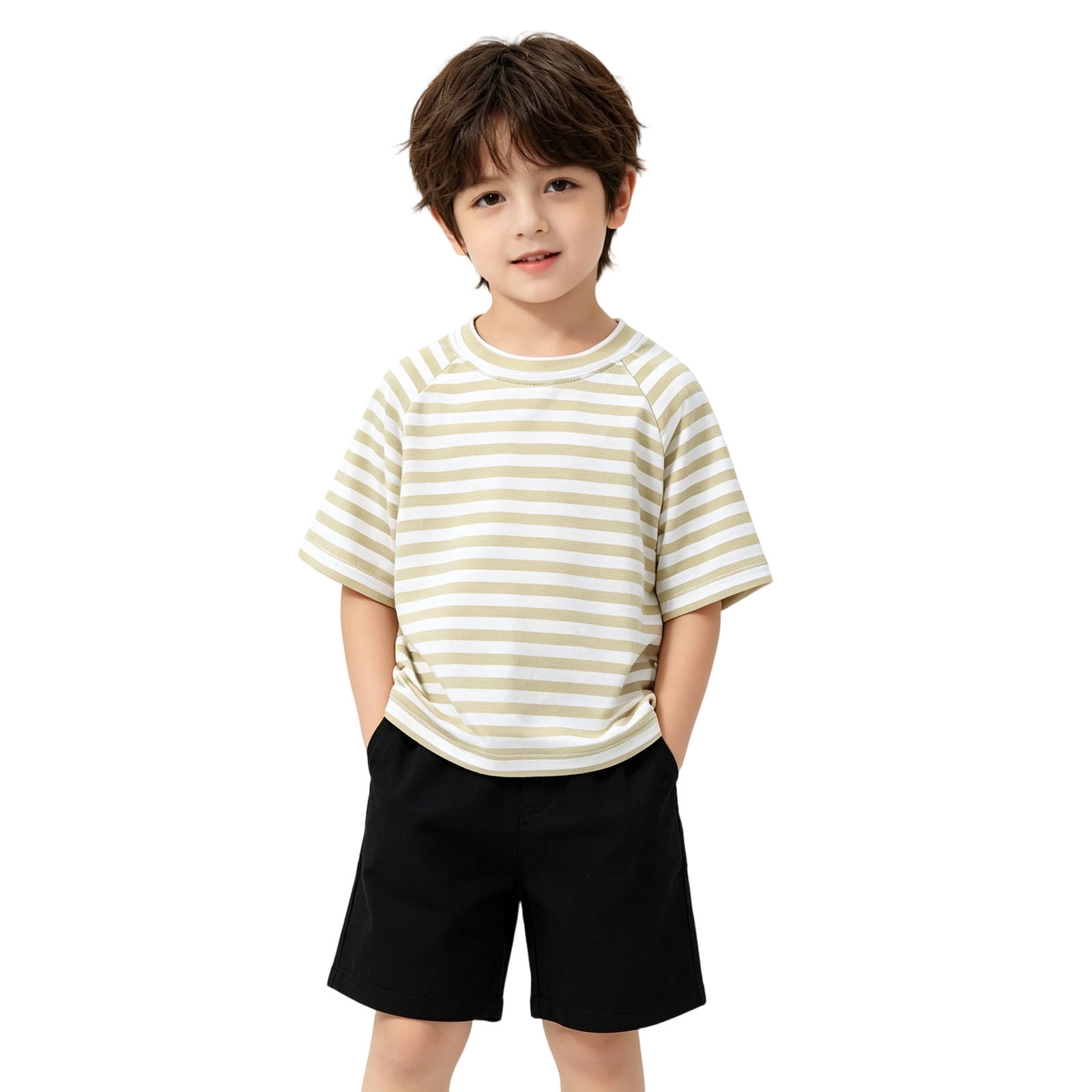 Boys T Shirts Short Sleeve Striped T Shirts Casual Boys T Shirts, Size ...