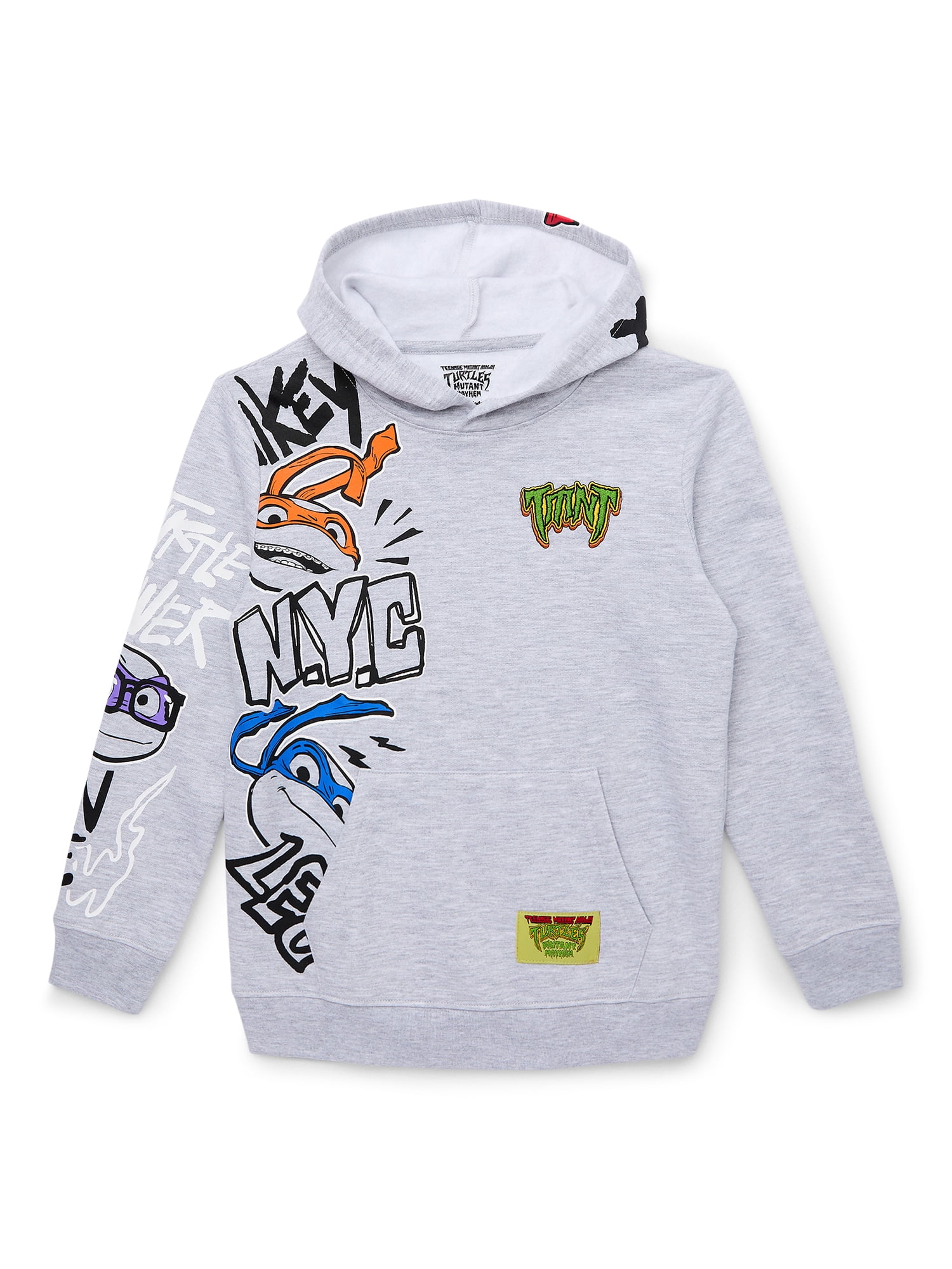 Boys TMNT Hoodie, Sizes 4-18 - Walmart.com
