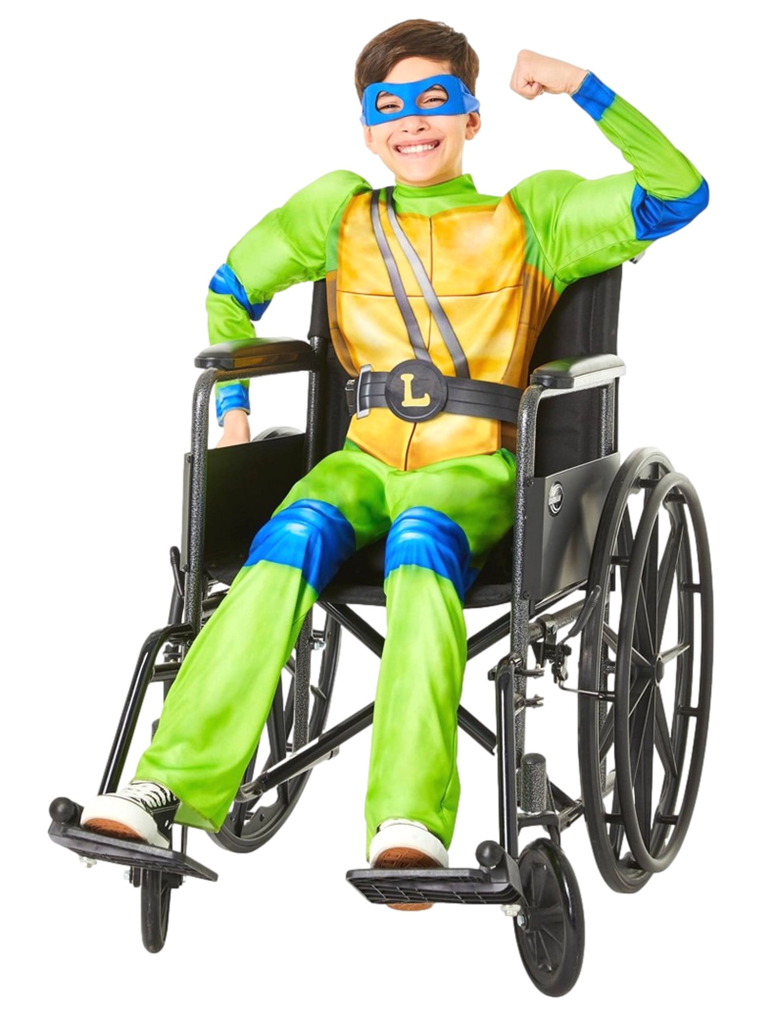 Boys TMNT Leo Leonardo Muscle Jumpsuit Costume Wheelchair Adaptive ...