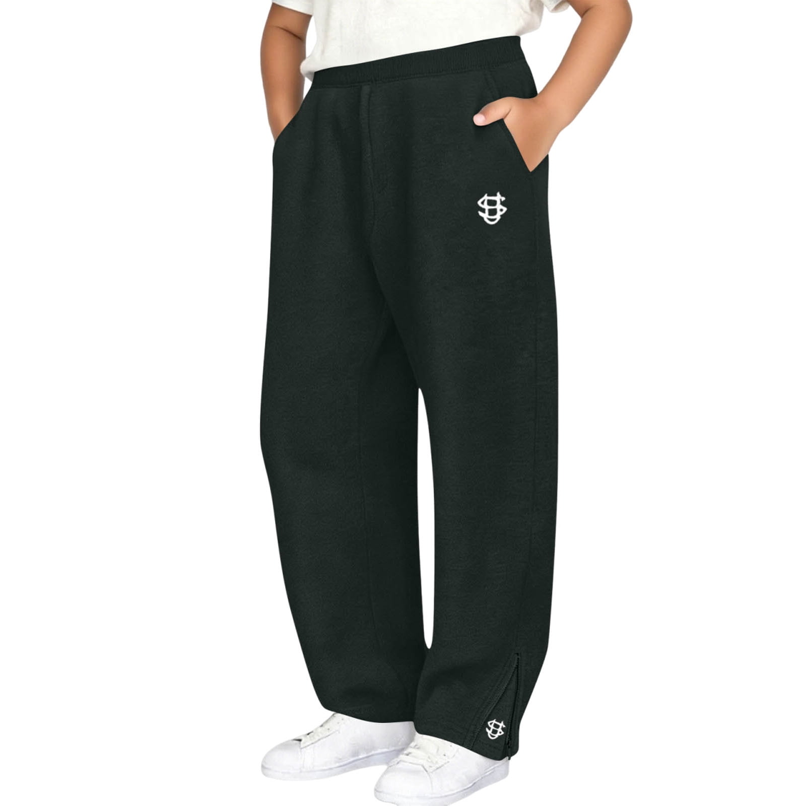 Boys Tall Sweatpants Long Inseam Cotton Yoga Pants Athletic Lounge ...