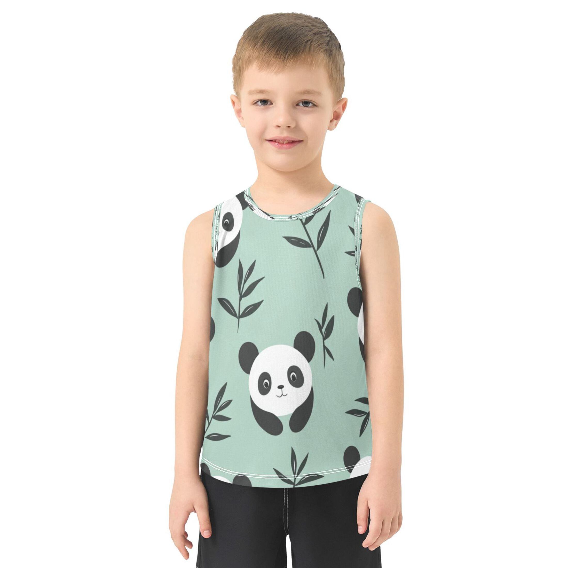 Boys' Tank Top Shirts Cooling Quick-Dry Activewear Sleeveless Shirt ...