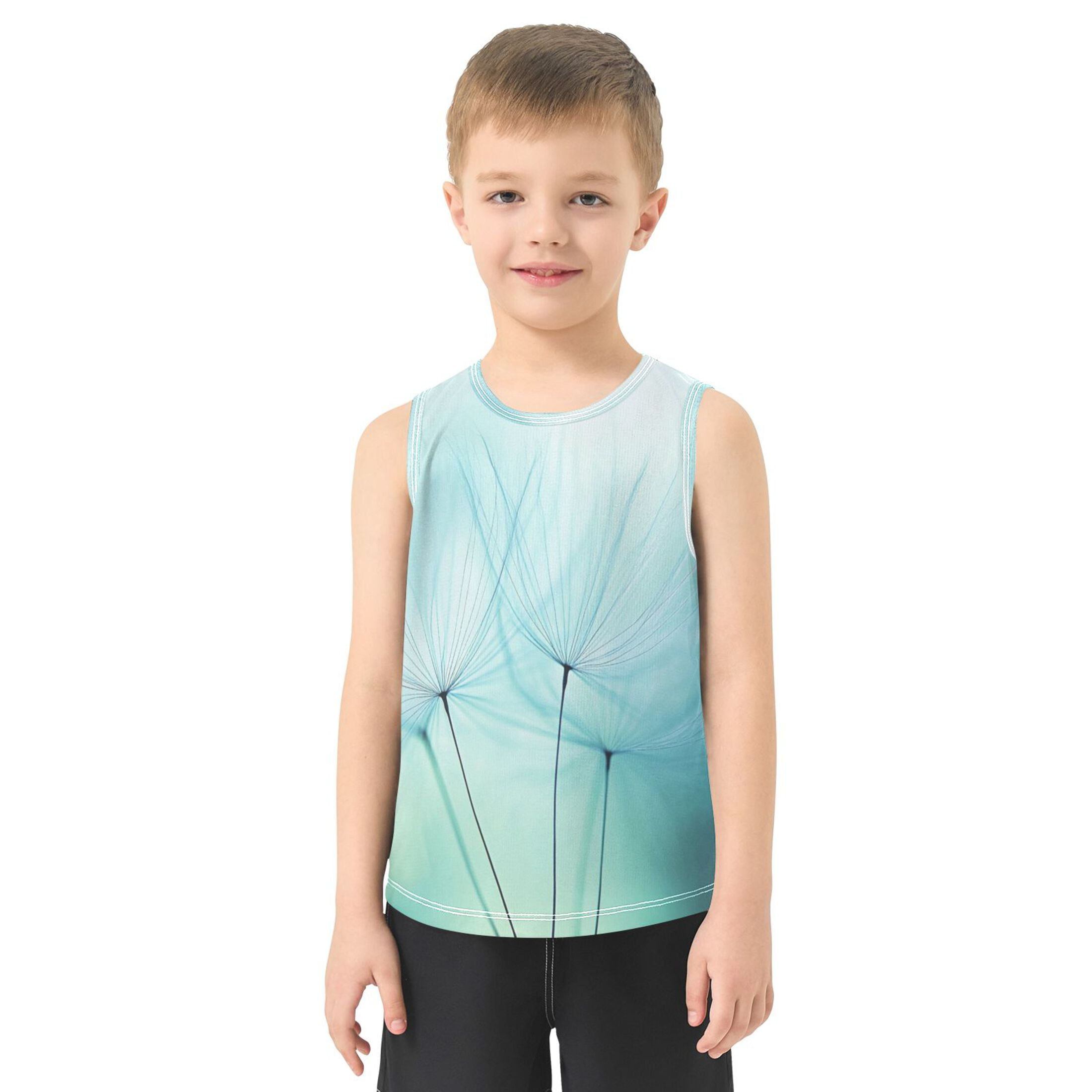 Boys' Tank Top Shirts Cooling Quick-Dry Activewear Sleeveless Shirt ...