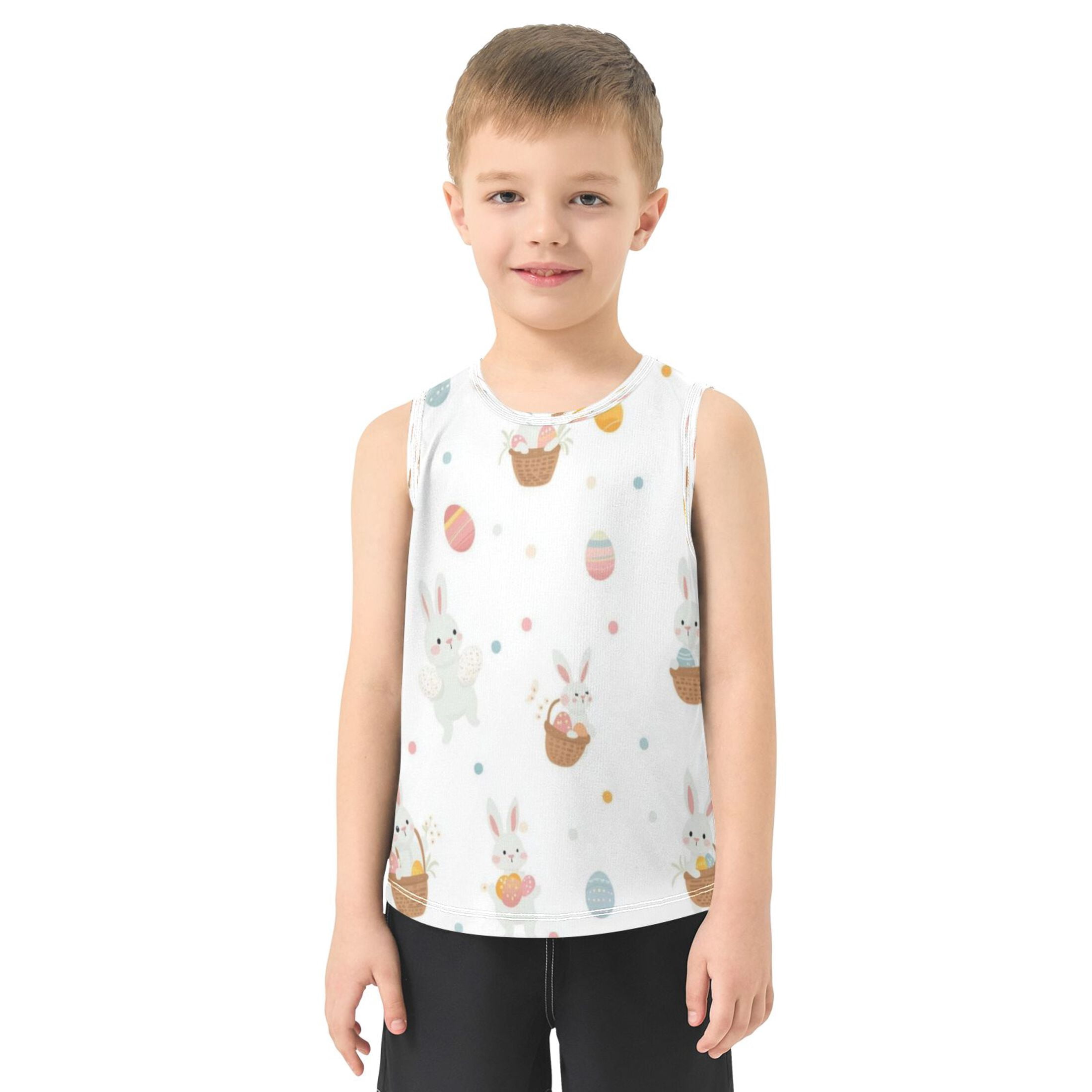 Boys' Tank Top Shirts Cooling Quick-Dry Activewear Sleeveless Shirt ...
