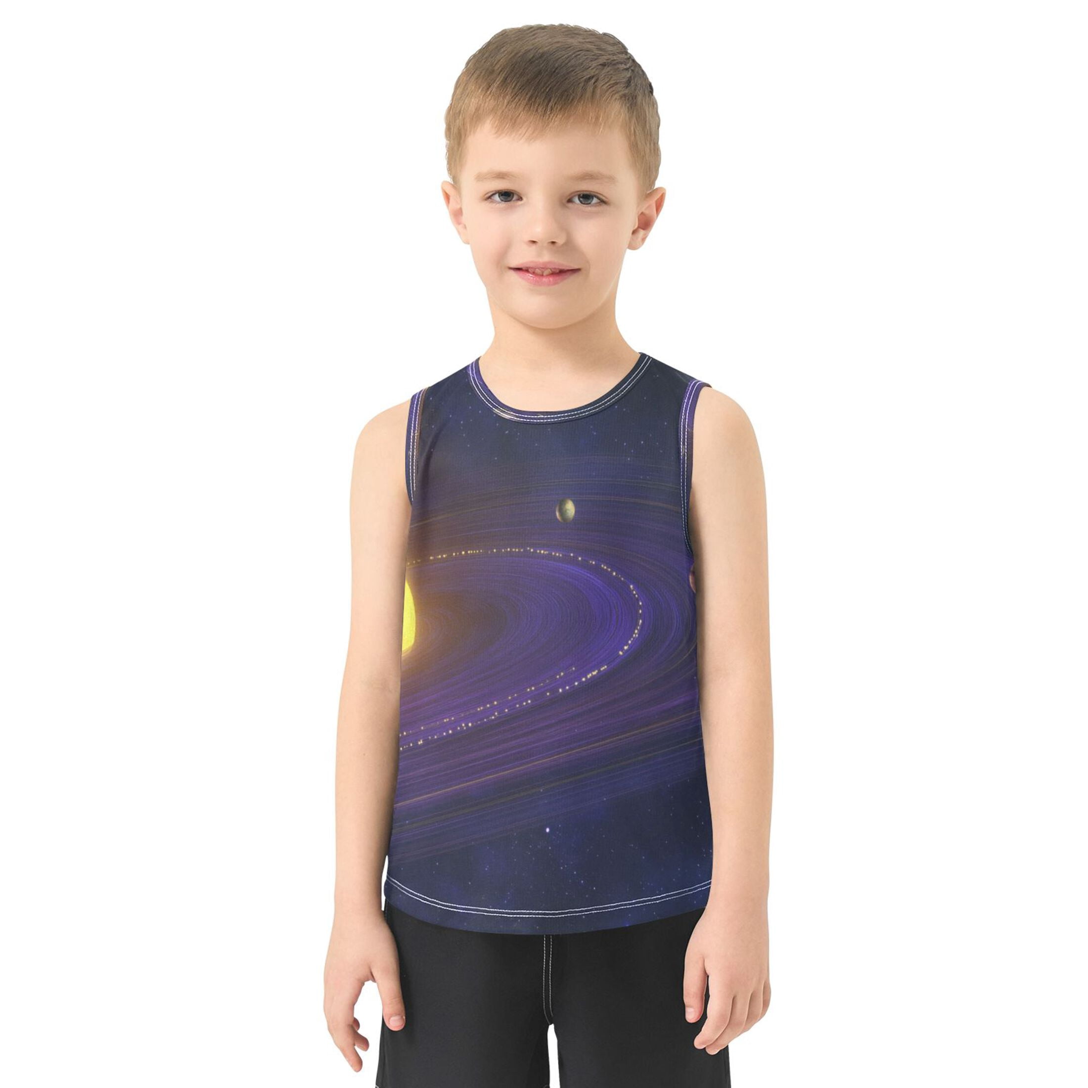 Boys' Tank Top Shirts Cooling Quick-Dry Activewear Sleeveless Shirt ...