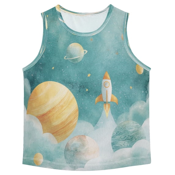 Boys' Tank Top Shirts - Quick-Dry Athletic Boys' Tank Top for Running ...