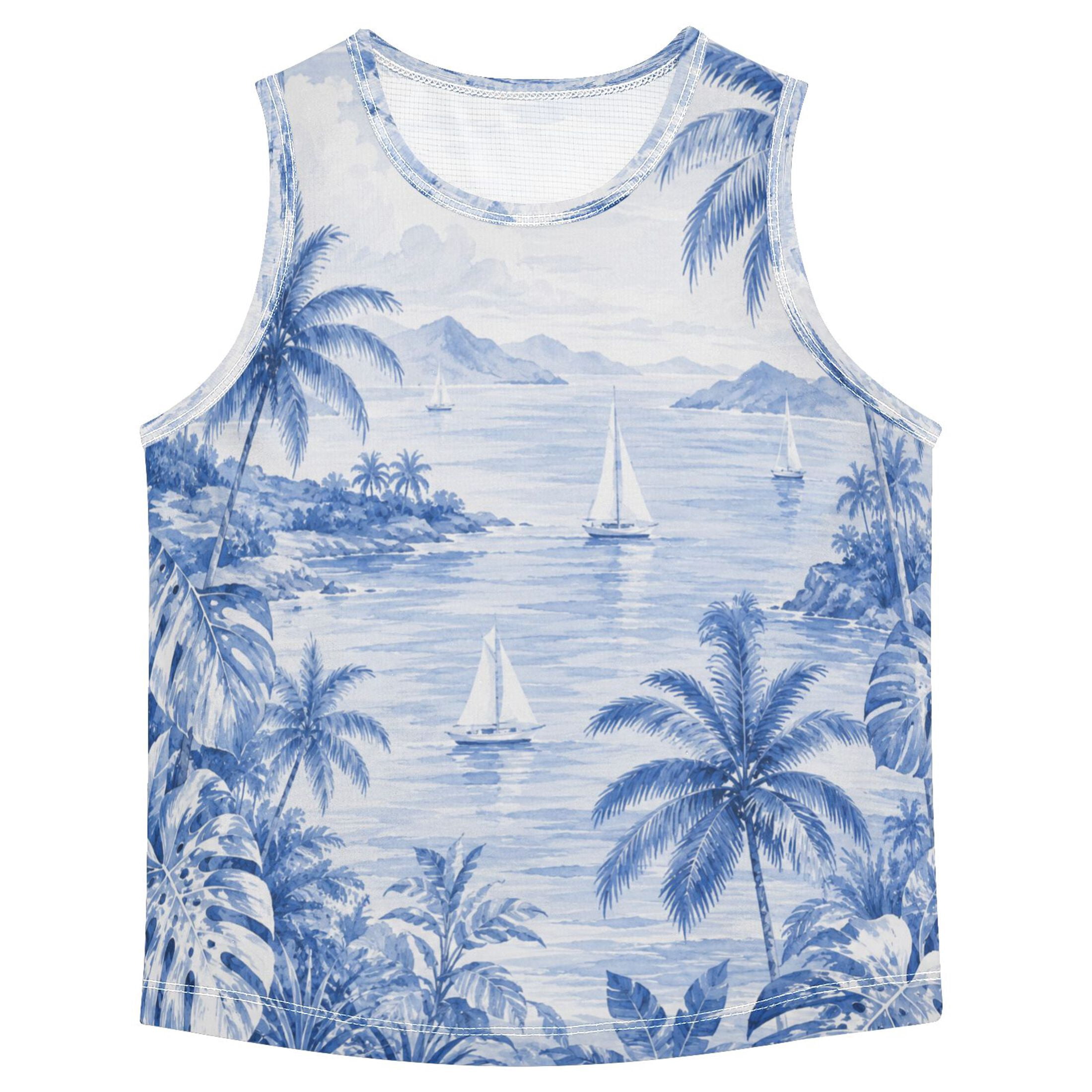 Boys' Tank Top Shirts - Quick-Dry Athletic Boys' Tank Top for Running ...