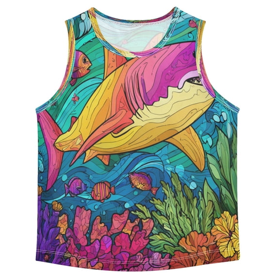 Boys' Tank Top Shirts - Quick-Dry Athletic Boys' Tank Top for Running ...