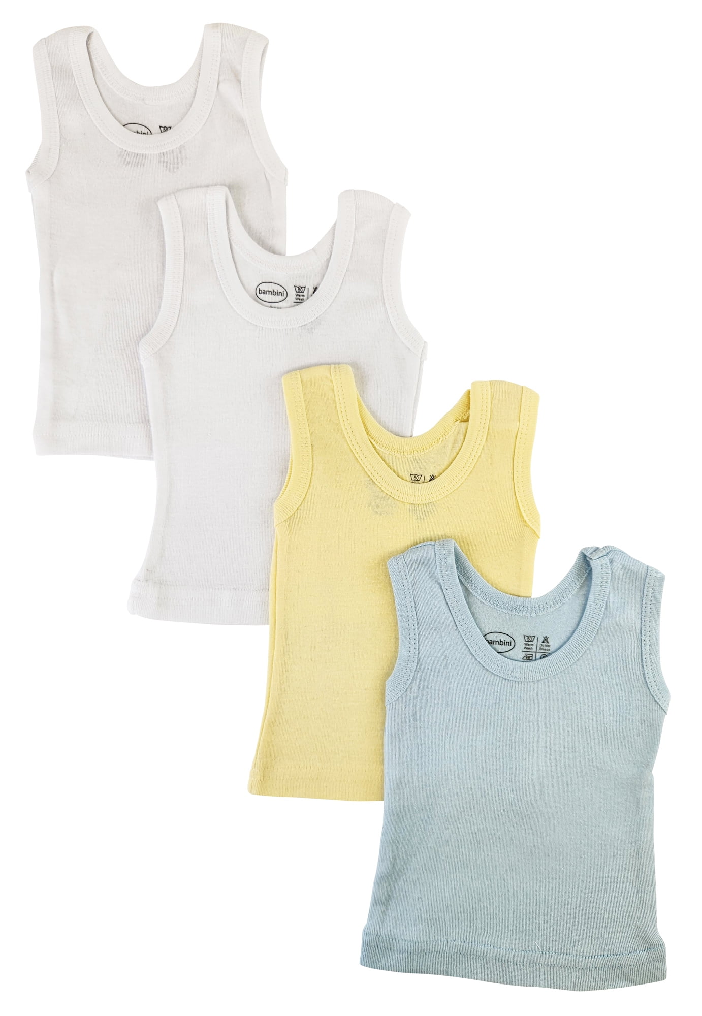 Boys Tank Tops 4 Pack - Walmart.com