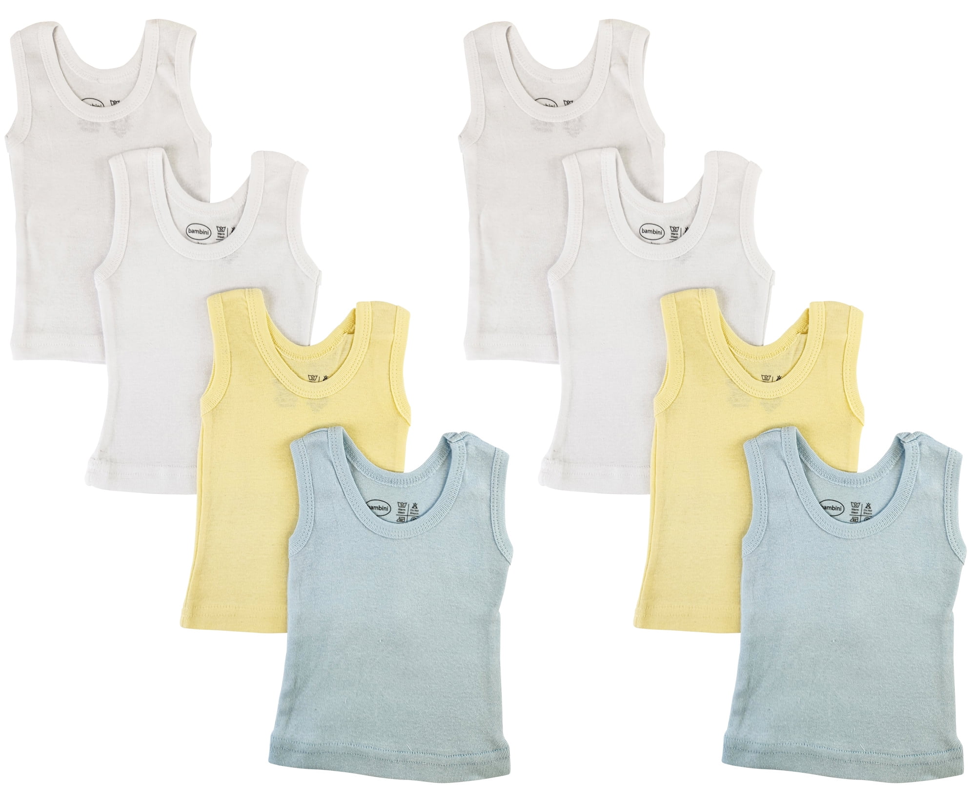 Boys Tank Tops 8 Pack - Walmart.com