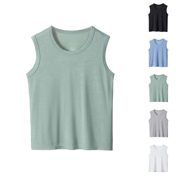 Boys Tank Tops For Summer Kids Sleeveless Shirt Soft Fabric Comfortable ...