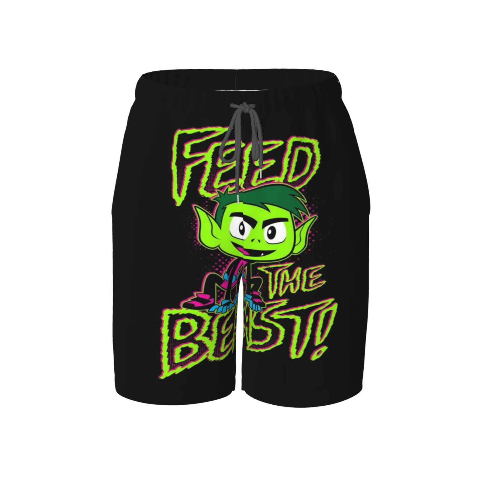 Boys Teen Titans Go Swim Trunks Mesh Liner Swim Shorts Quick Dry ...