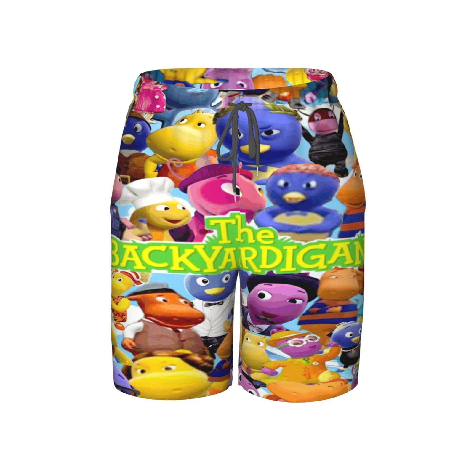 Boys The Backyar-Diga Swim Trunks With Mesh Liner Kids Cartoon Quick ...