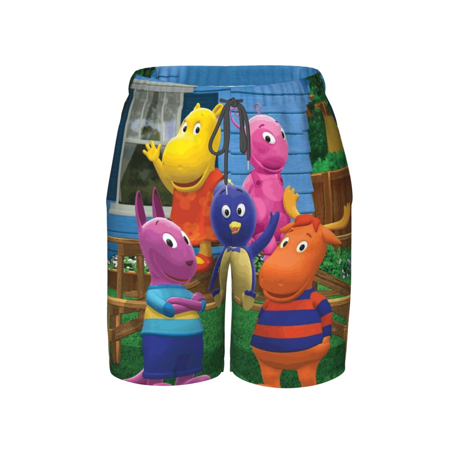 Boys The Backyar-Diga Swim Trunks With Mesh Liner Kids Cartoon Quick ...