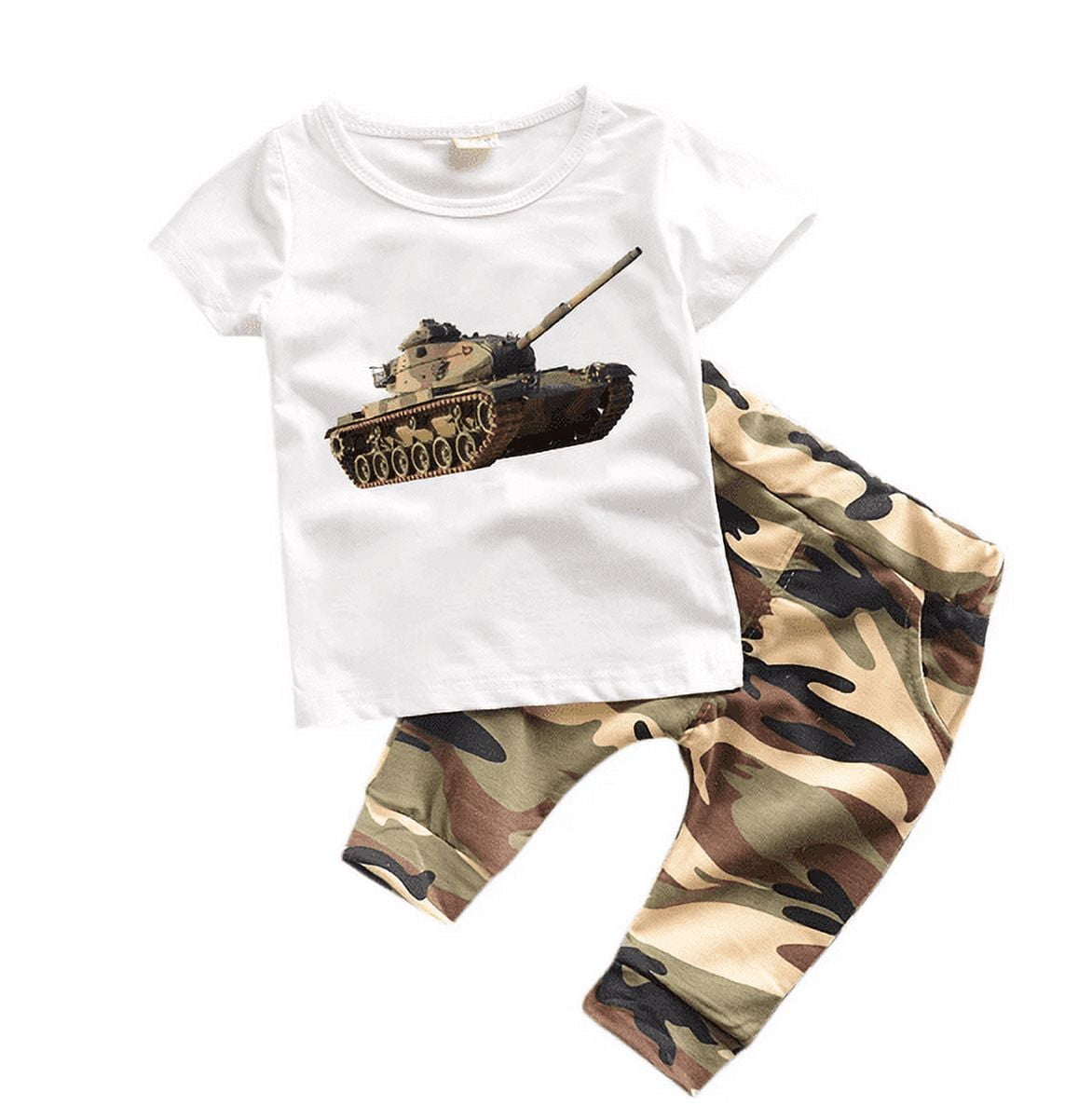 Boys Toddler 2-pc Tank Set and Camouflage by Just Relax And Live!, 18 ...