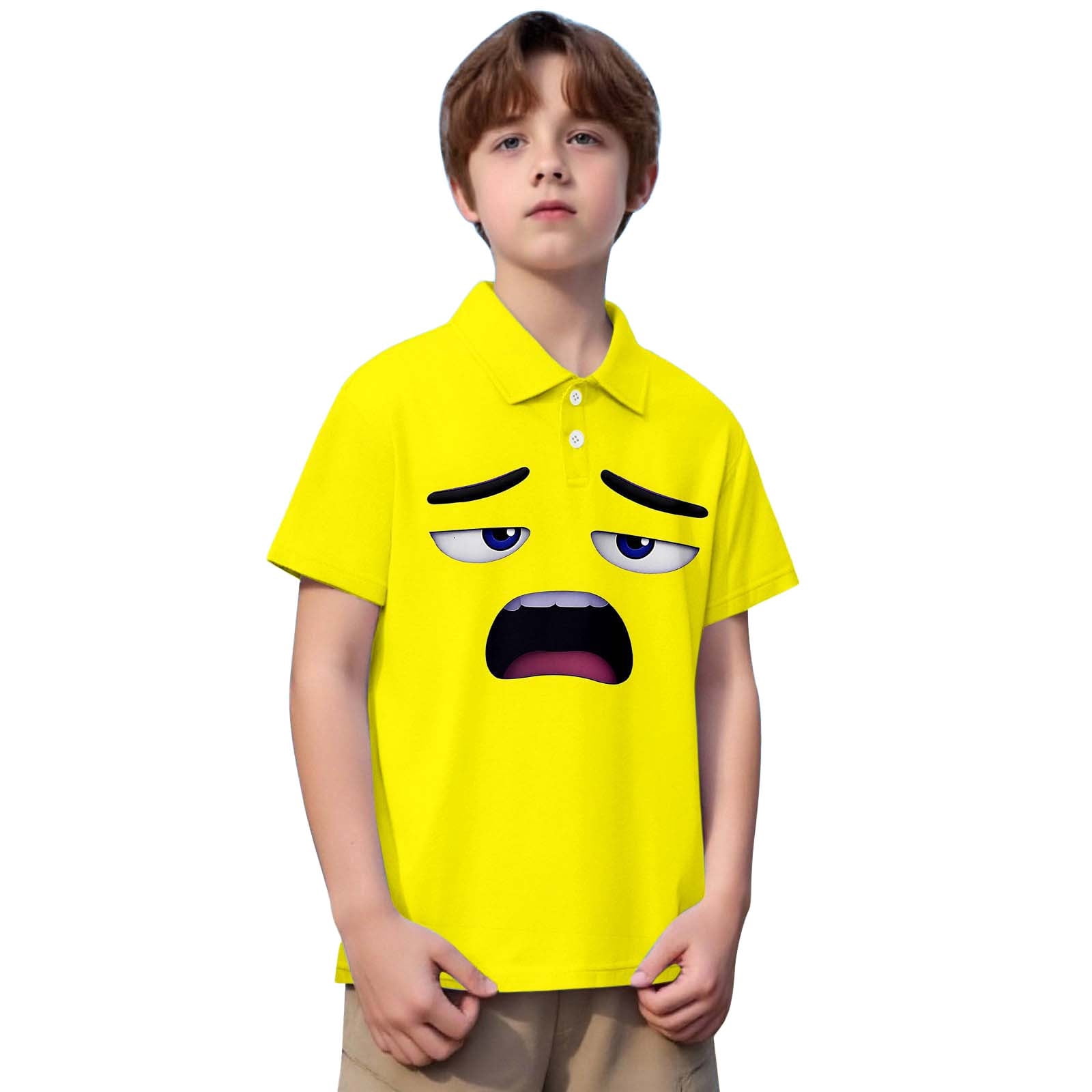 Boys Tops Summer Short Sleeve Prints Gentleman Crop Tank Tops for Kids ...