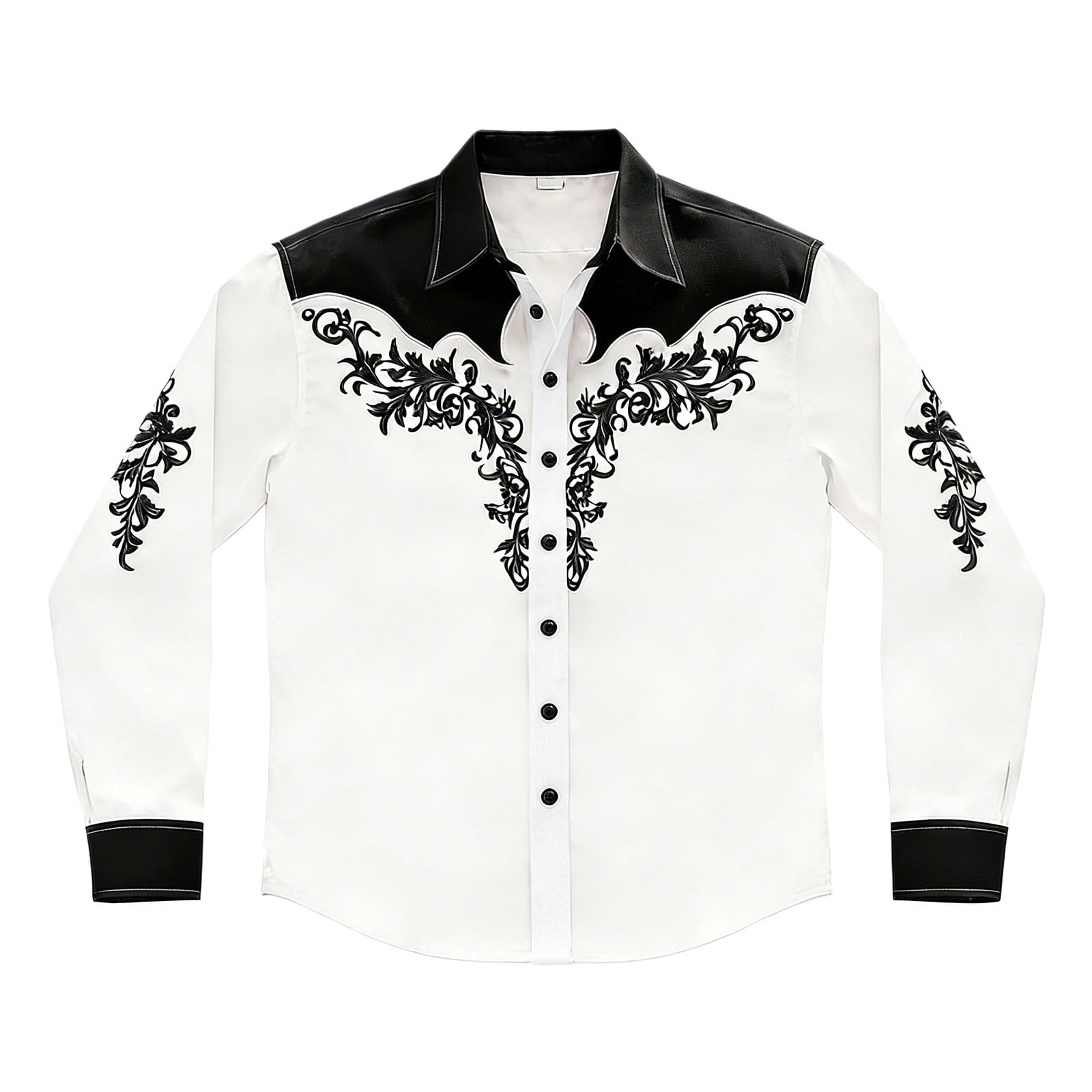 Boys Tops Summer Western Cow Prin Long Sleeve Button Down Boys ...