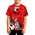 Boys Tops Trendy Lightweight Team Design Soft Comfort Boys Performance ...