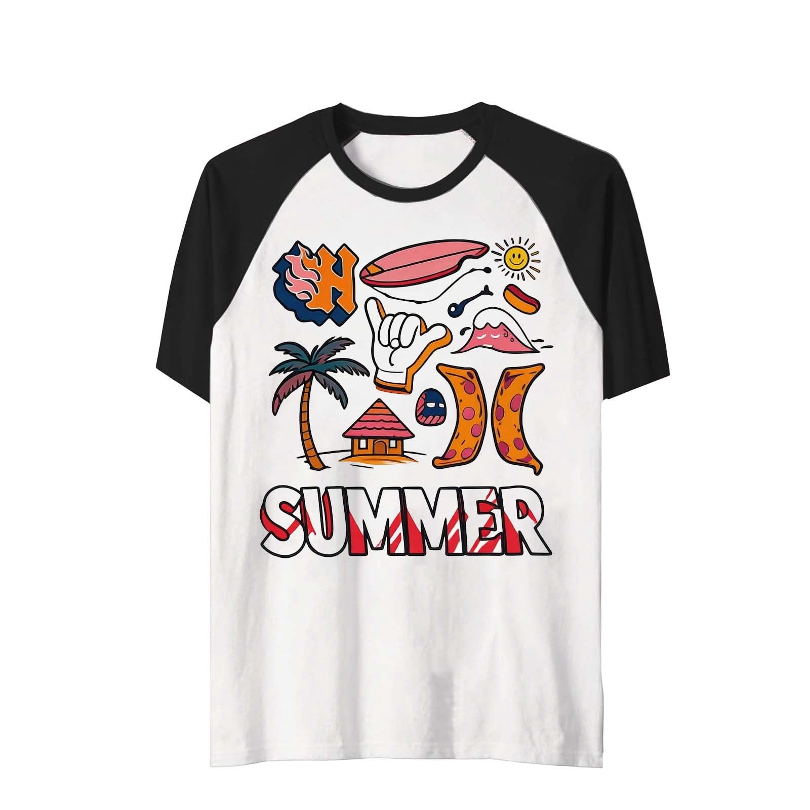 Boys Tops Trendy Short Sleeve Lightweight Knit Breathable Beach ...