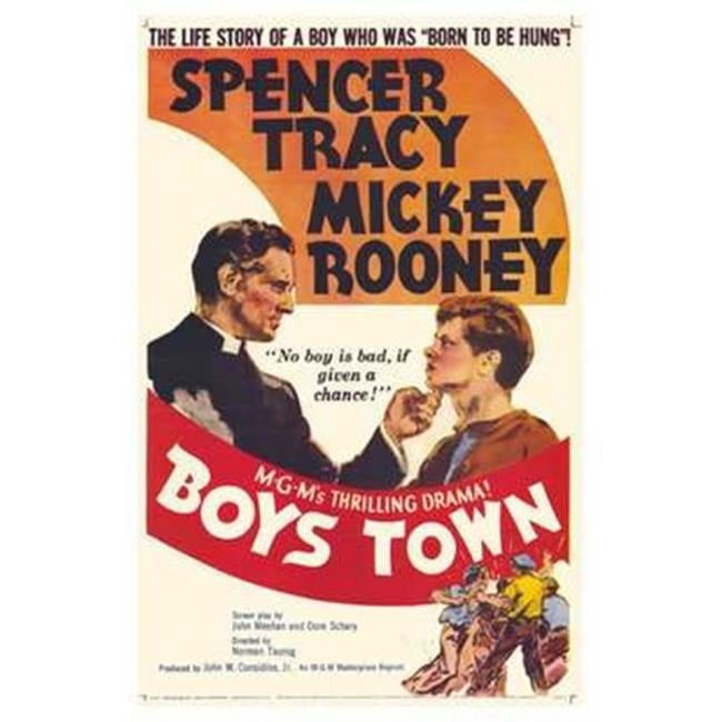 Boys Town Movie Poster - 11 x 17 in. - Walmart.com