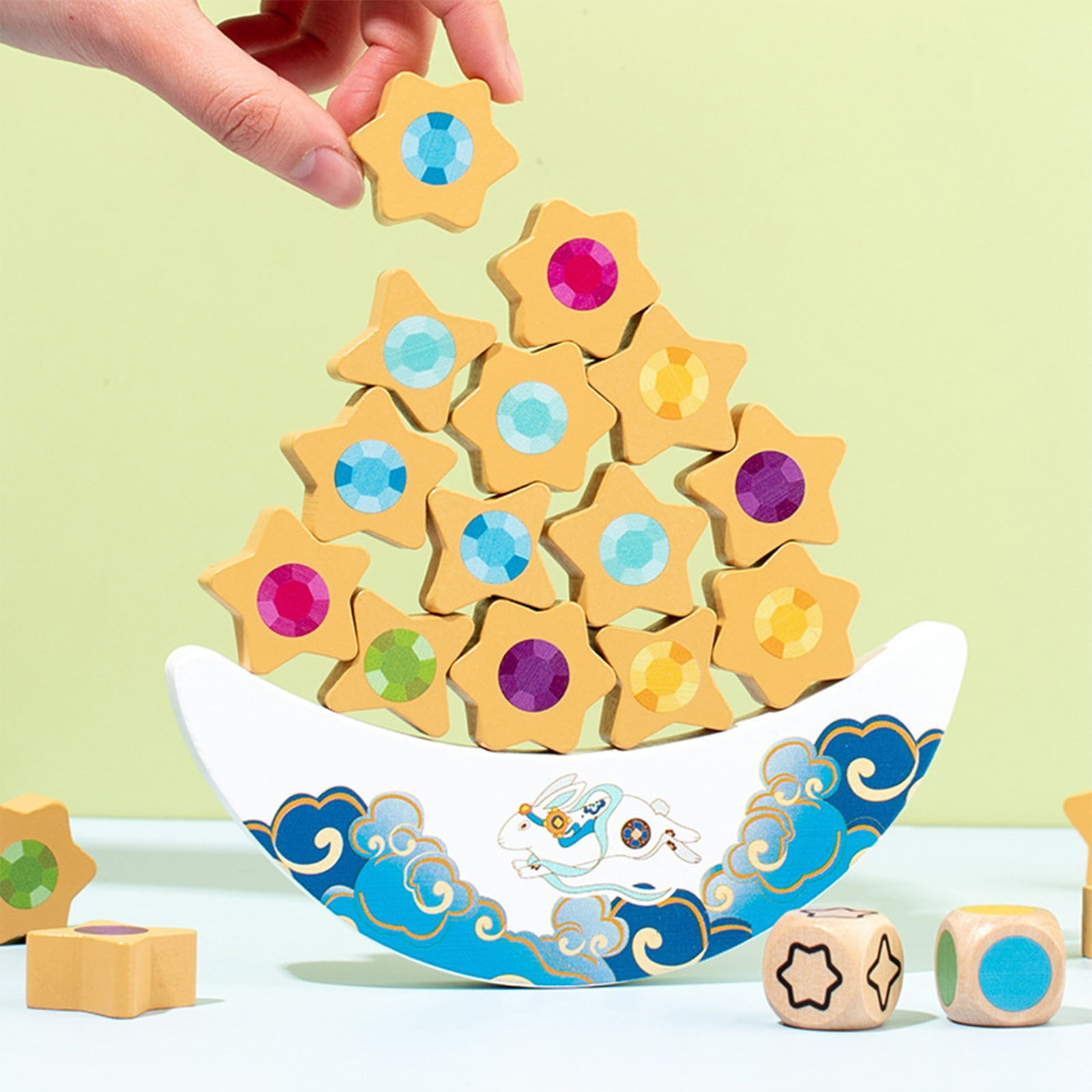 Boys Toys Age 4-6 Star Lunar Stability Building Blocks Toy for Toddlers ...