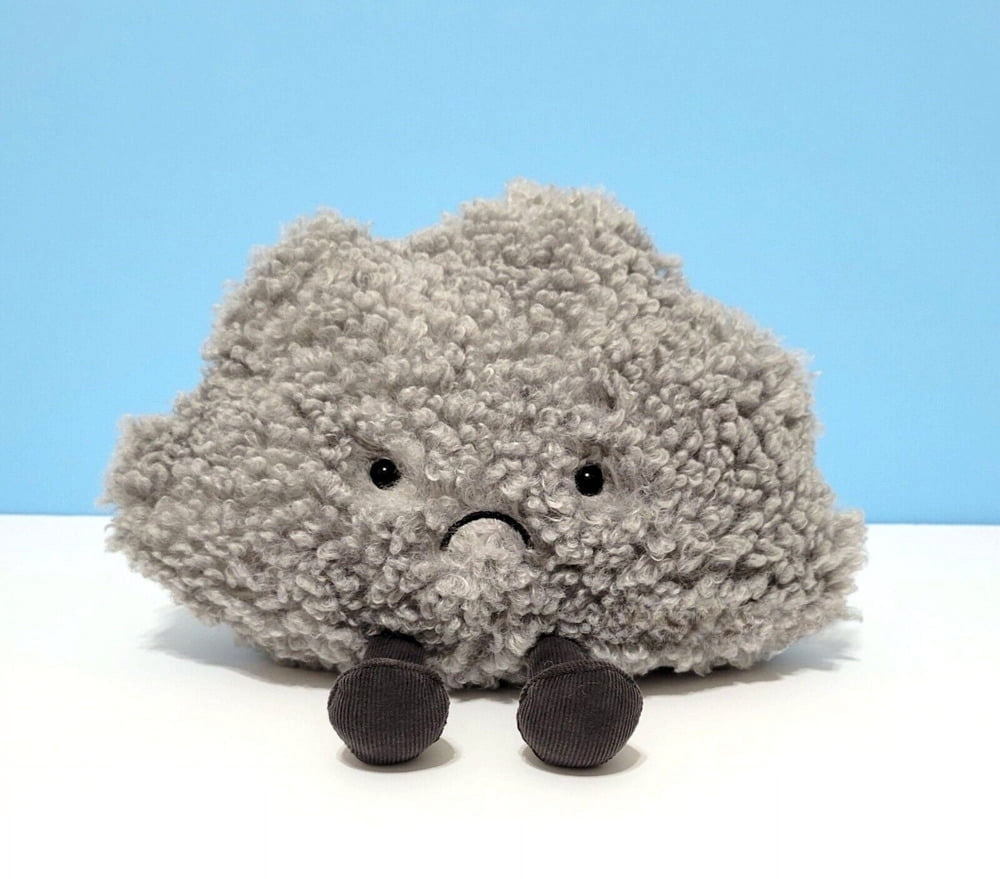 Boys Toys Jellycat AMUSEABLE STORM CLOUD Plush CUTE Sad Grumpy Gray ...