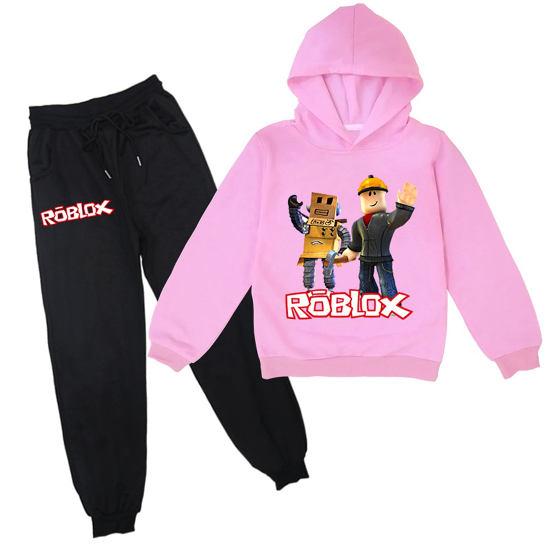 Boys Tracksuit Roblox Pullover Hoodie and Jogging Pants-Cotton Long ...
