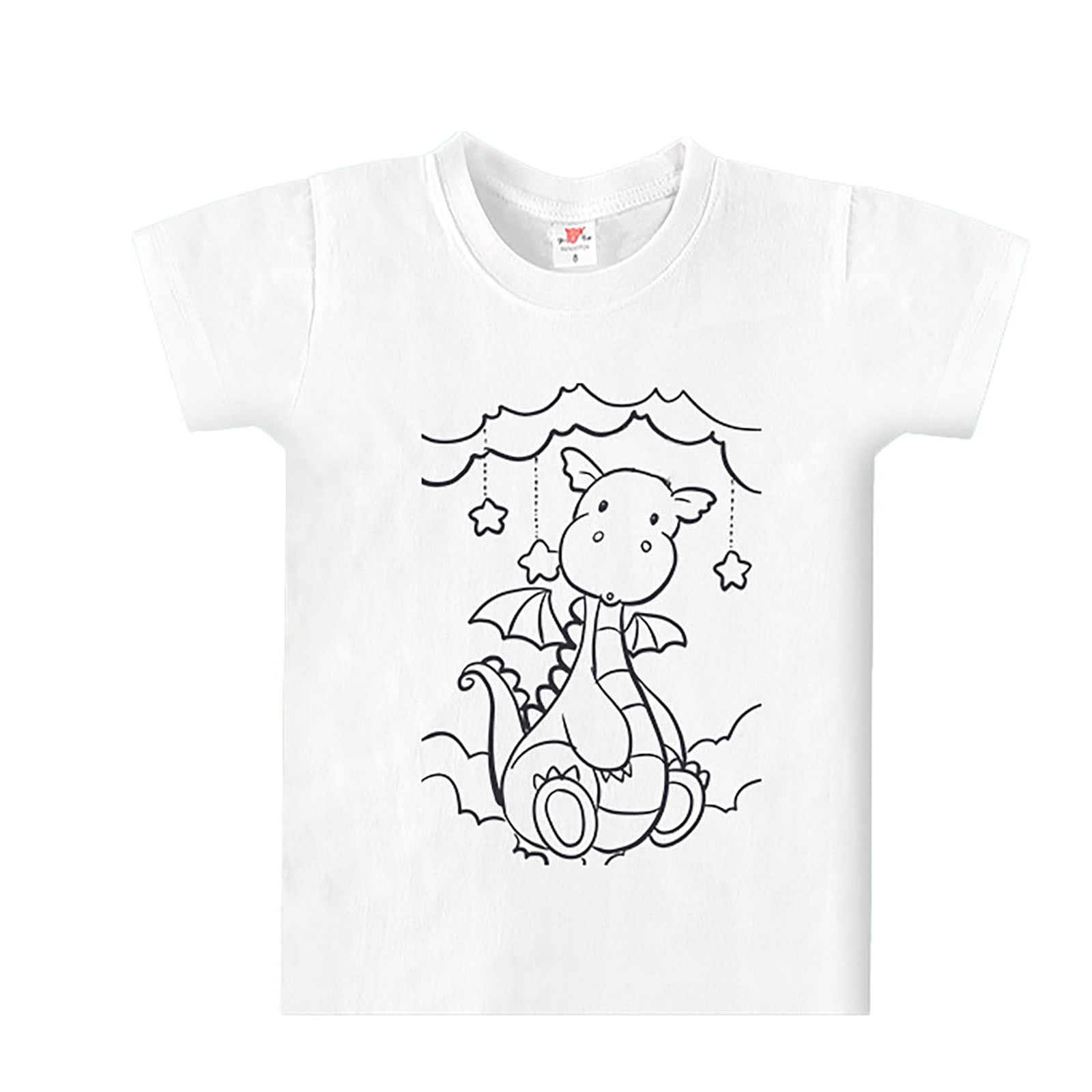 Boys Tshirts Coloring T Shirt for with Washable Markers Color in and ...