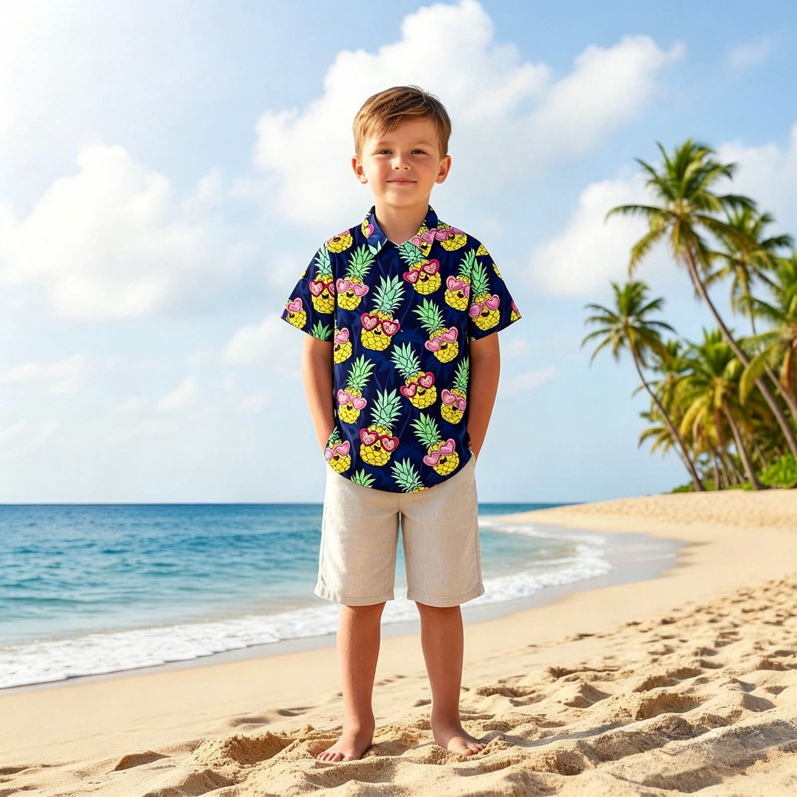 Boys Tshirts Crew Neck Cartoon Print Short Sleeve T Shirt for Casual ...
