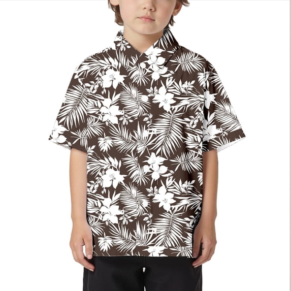 Boys Tshirts Shirts Beach Leisure Loose Trendy foreign Trade Collar ...