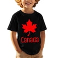 Boys Tshirts Shirts Graphic Embroidered Maple Leaf Canadian Patriotic ...