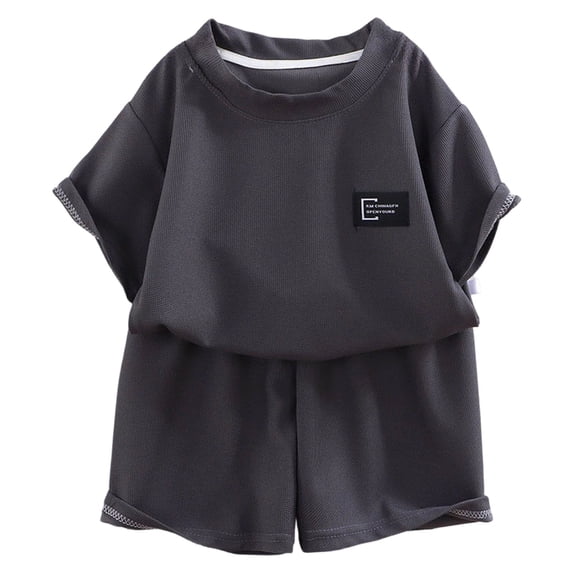 Boys Two Piece Outfit Size 3-4 Little Boys Short Sleeve Outfit Set, 2 ...