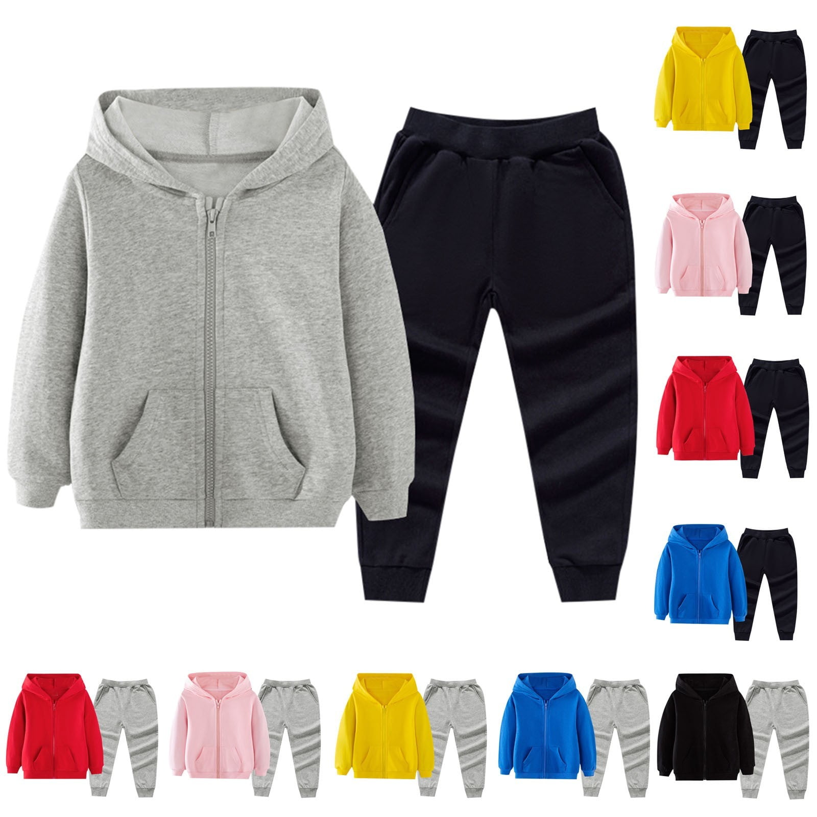 Boys Two Piece Outfits Size 8-10 Fall and Winter Boys Tracksuit for Boy ...