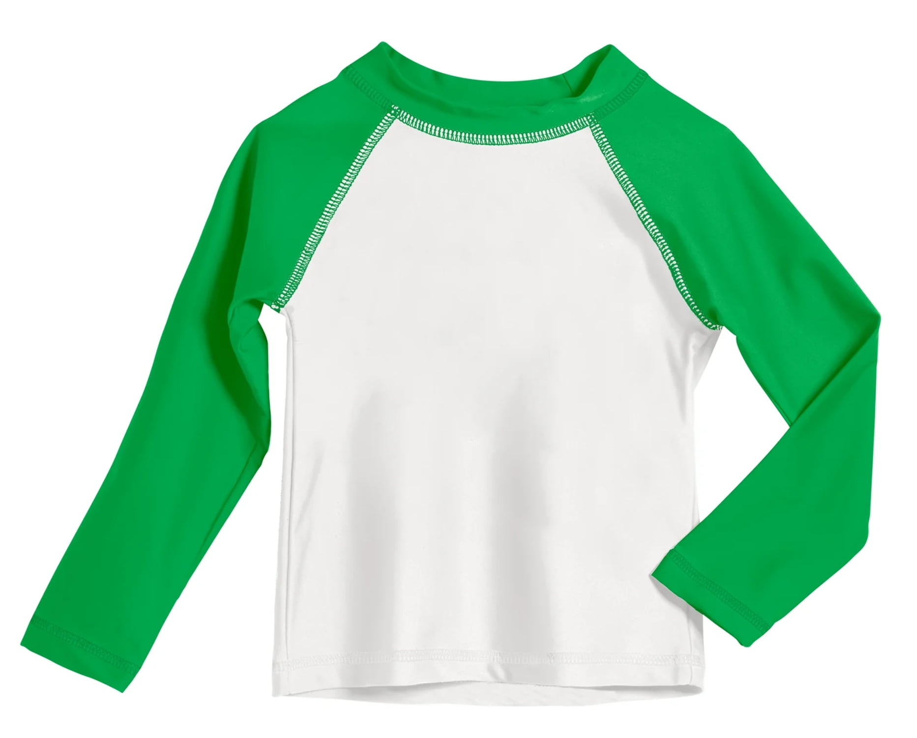 Made in USA Boys UPF 50+ Color Block Solid Long Sleeve Rashguard ...