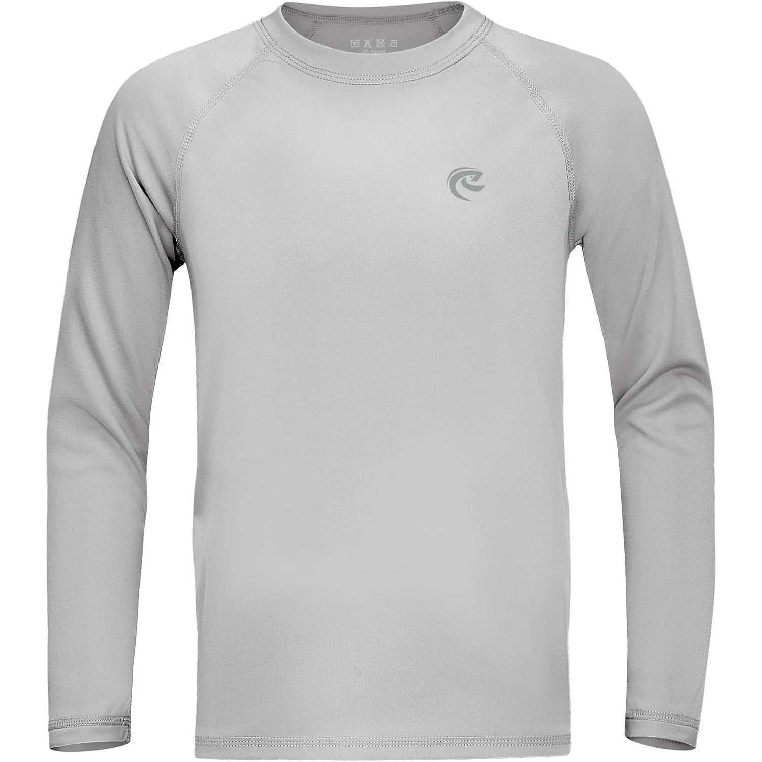 Boys UPF 50+ Swim Shirt Long Sleeve, Pack UV Sun Protection Rash Guard ...