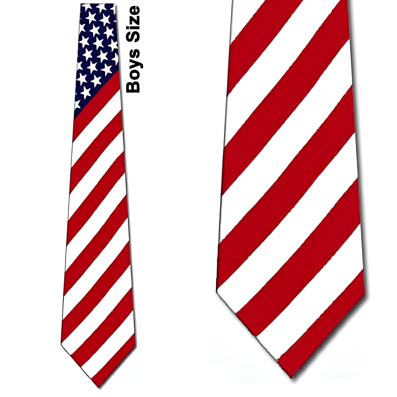 Patriotic Boys US Flag Necktie, Adult Size Tie by Tieguys - Walmart.com