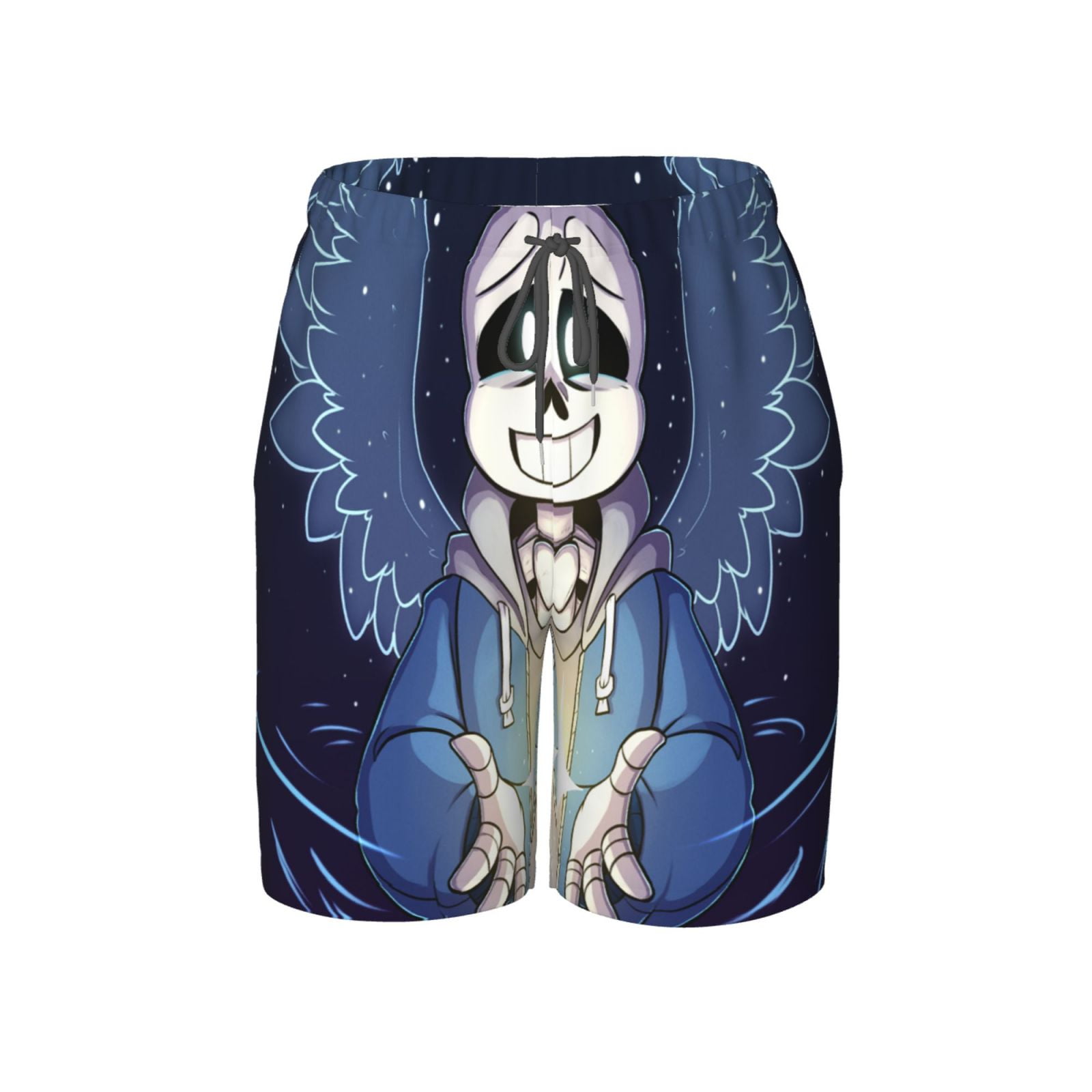 Boys Undertale Sans Swim Trunks With Mesh Liner Kids Cartoon Quick Dry ...