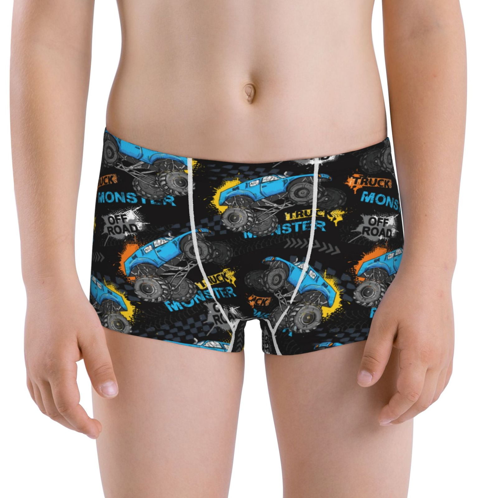 Boys Underwear - Cool off-road vehicle Soft 100% Cotton Boys Boxer ...